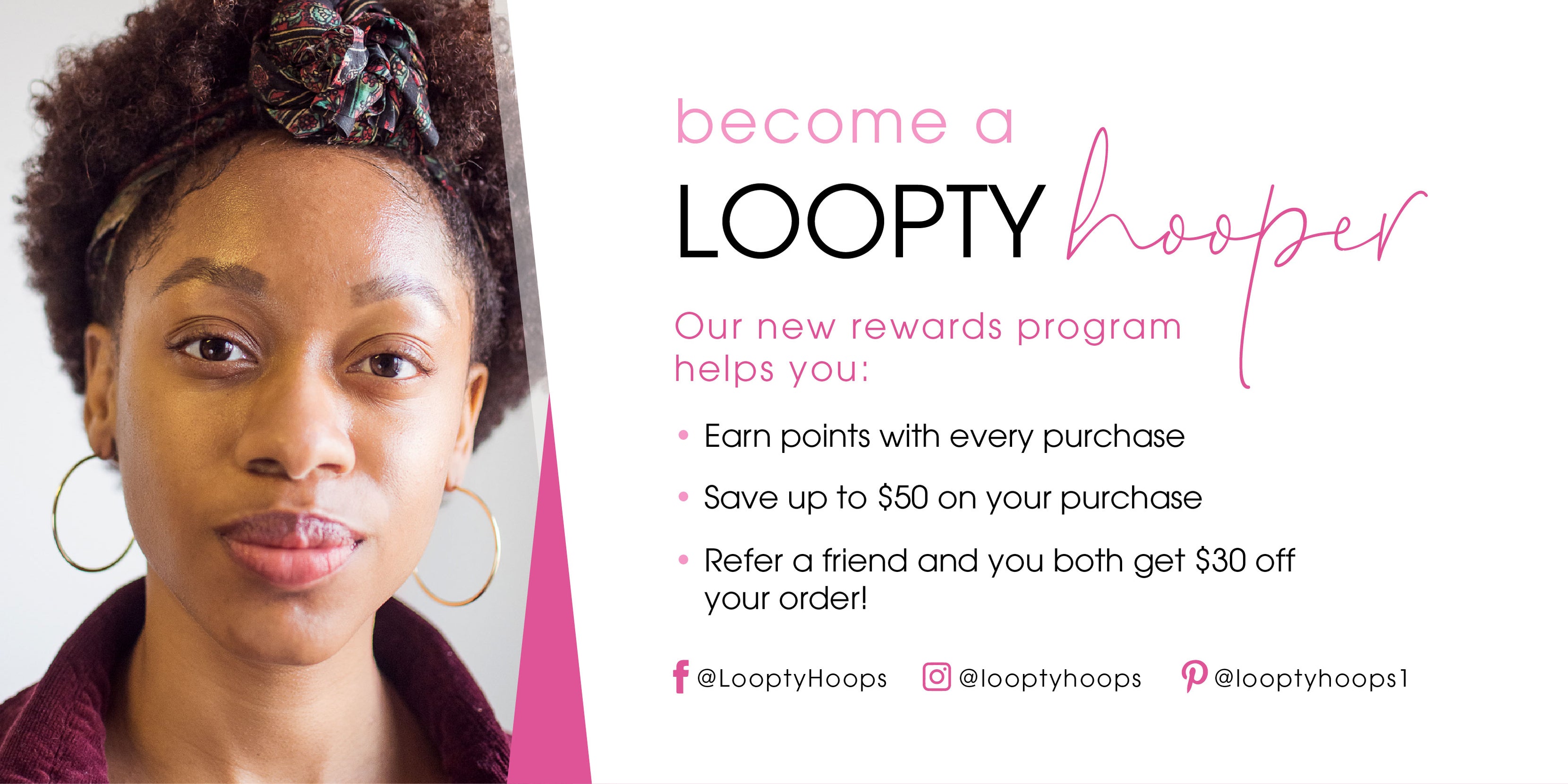 LooptyHoops - Hoop and Stud Earrings